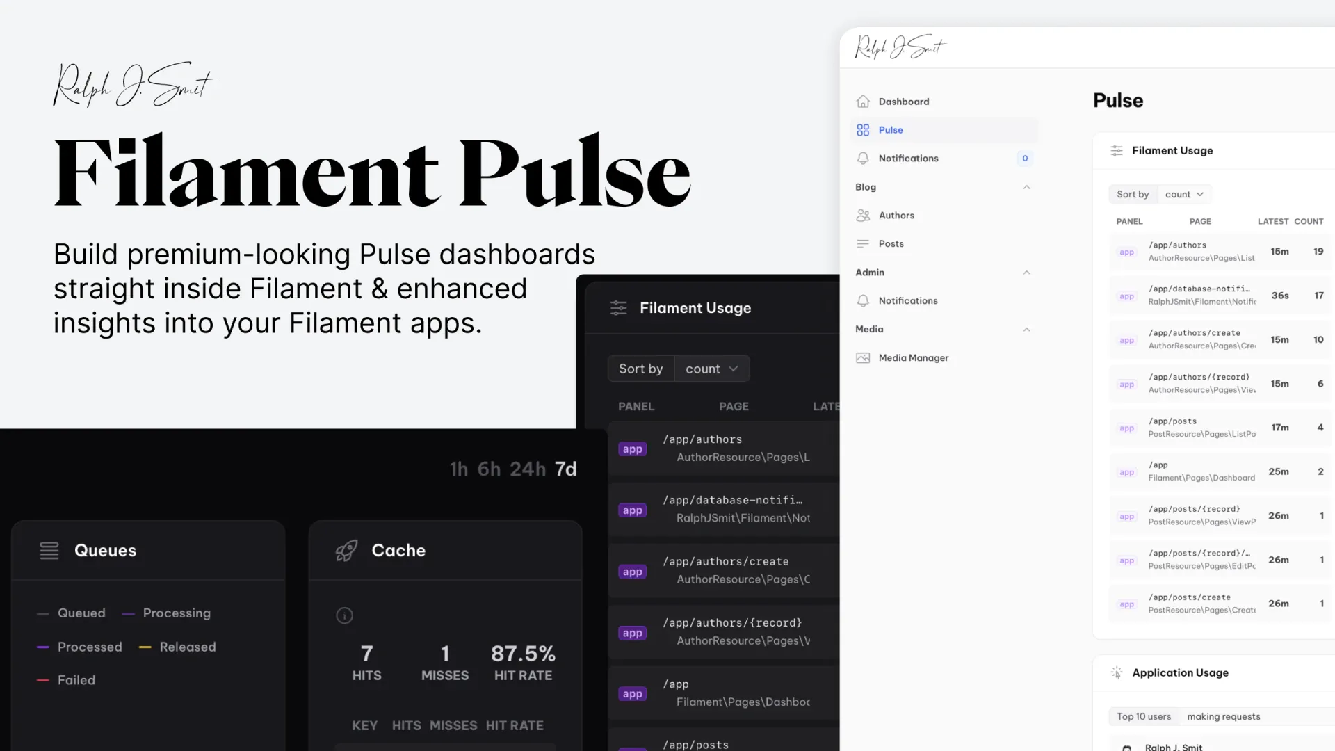 Laravel Pulse by Ralph J. Smit - Filament